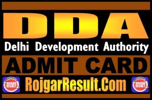 DDA Admit Card 2024 for ASO JSA Stage II Exam - Rojgar Result ...