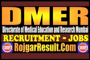 DMER Recruitment 2025 Apply Online Form for 1107 Post - Rojgar Result ...