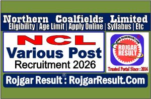NCL Various Post Exam Date 2026 for 577 Post